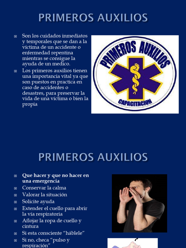 Primeros Auxilios TKP | PDF | Quemar | Reanimación cardiopulmonar