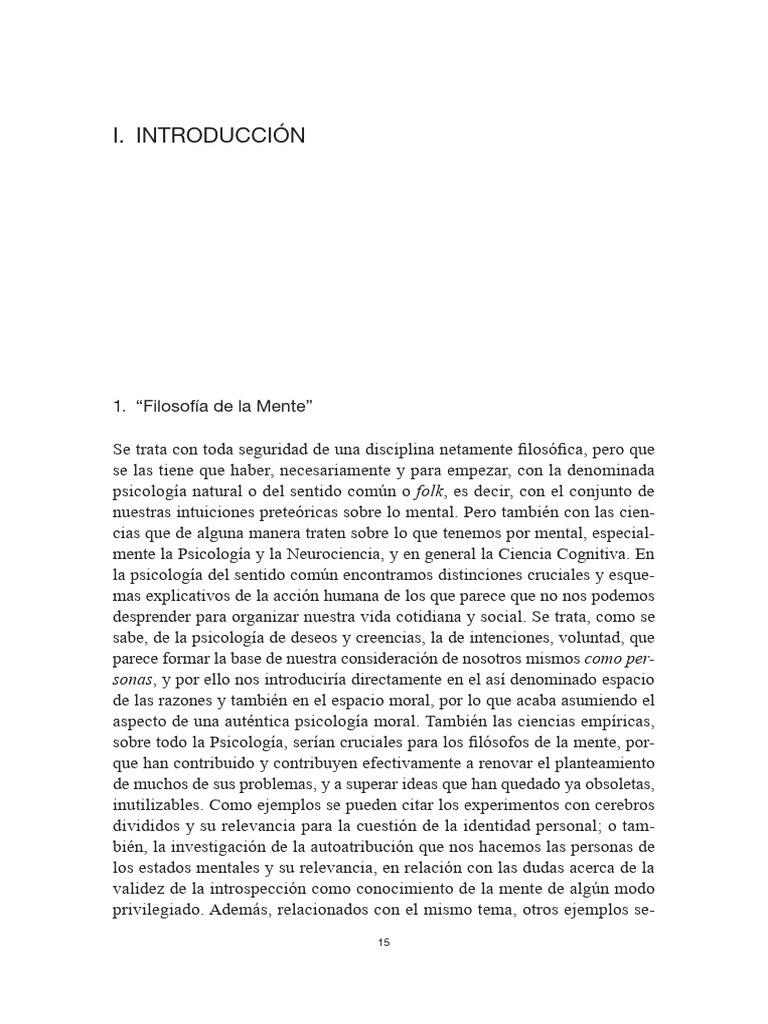 Filosofía de La Mente - Universidad Complutense de Madrid | PDF | Filosofía de la mente | Mente