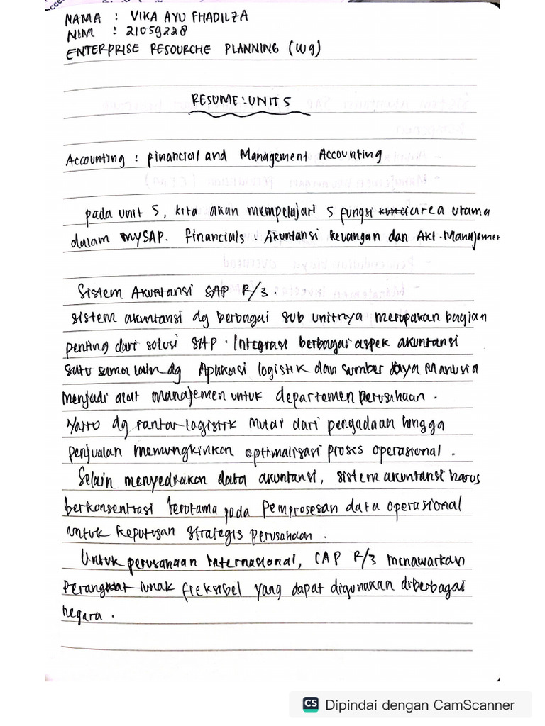 Resume Unit 5 - Vika Ayu Fhadilza | PDF