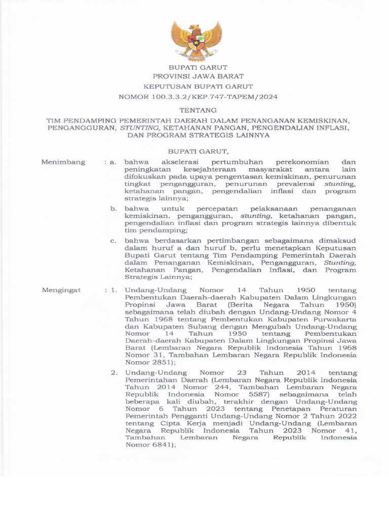 SK Tim Pendamping | PDF