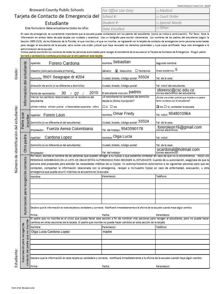 EmergencyCard - SP-Not Writable | PDF | Alergia | Medicamentos con receta