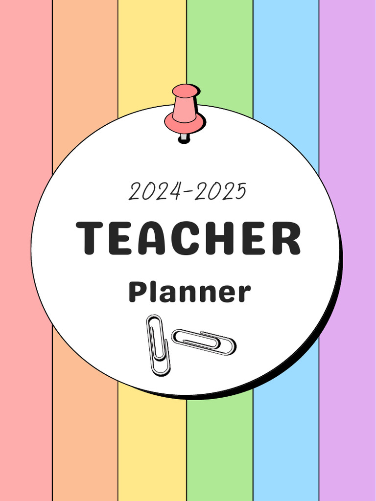 2425 Teacher PlannerAgenda Guru | PDF