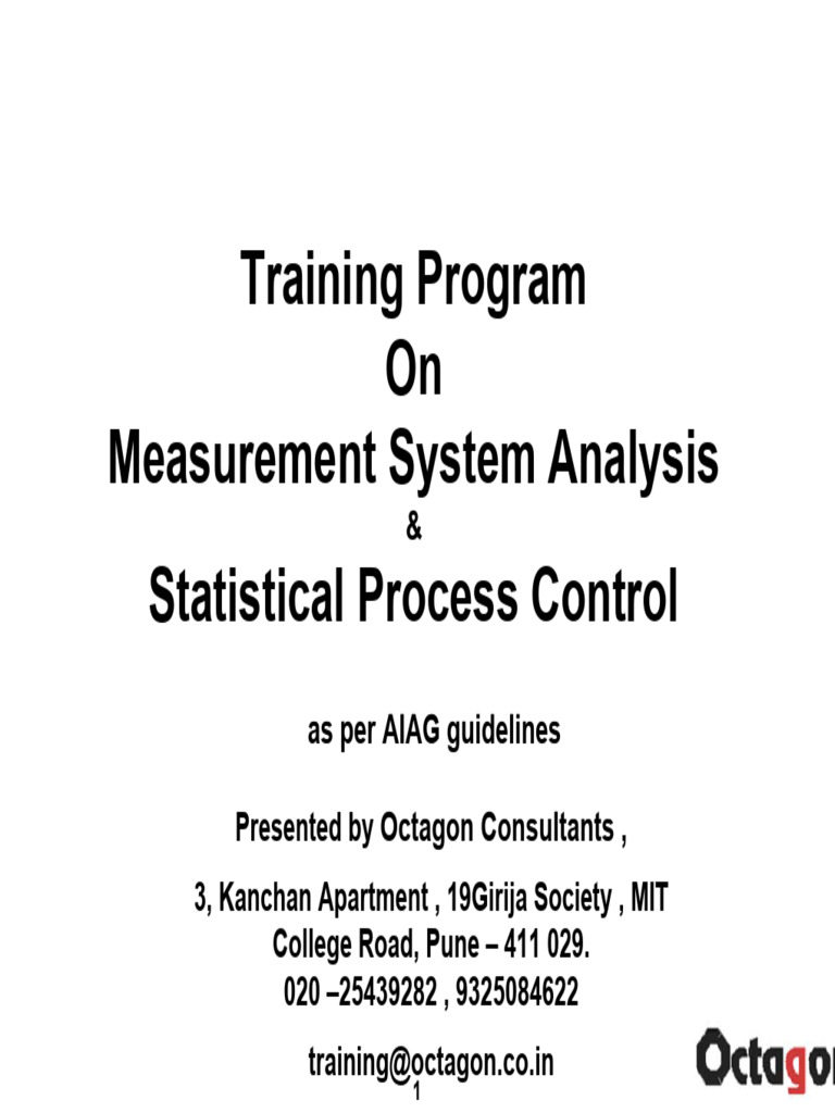 SPC and MSA Training Overview | PDF | Normal Distribution | Statistics
