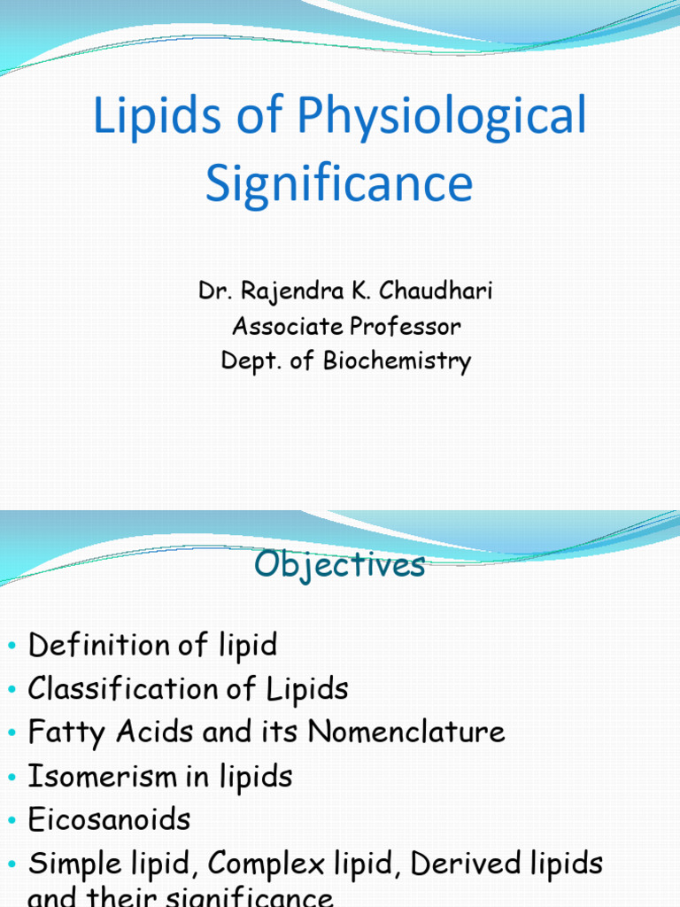 Essential Lipids: Types and Functions | PDF | Lipid | Fatty Acid