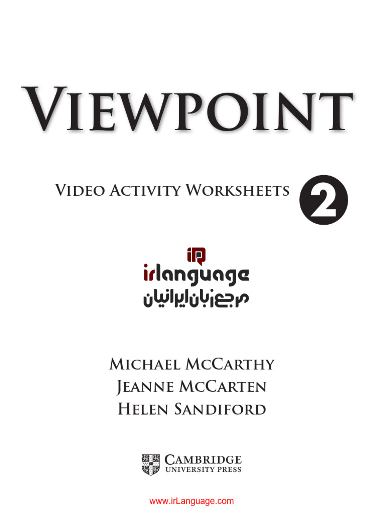 Viewpoint 2-Video Activity Worksheets | PDF | Desert | Compass