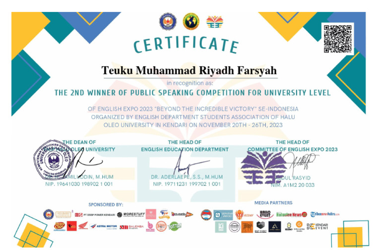 Teuku Muhammad Riyadh Farsyah | PDF