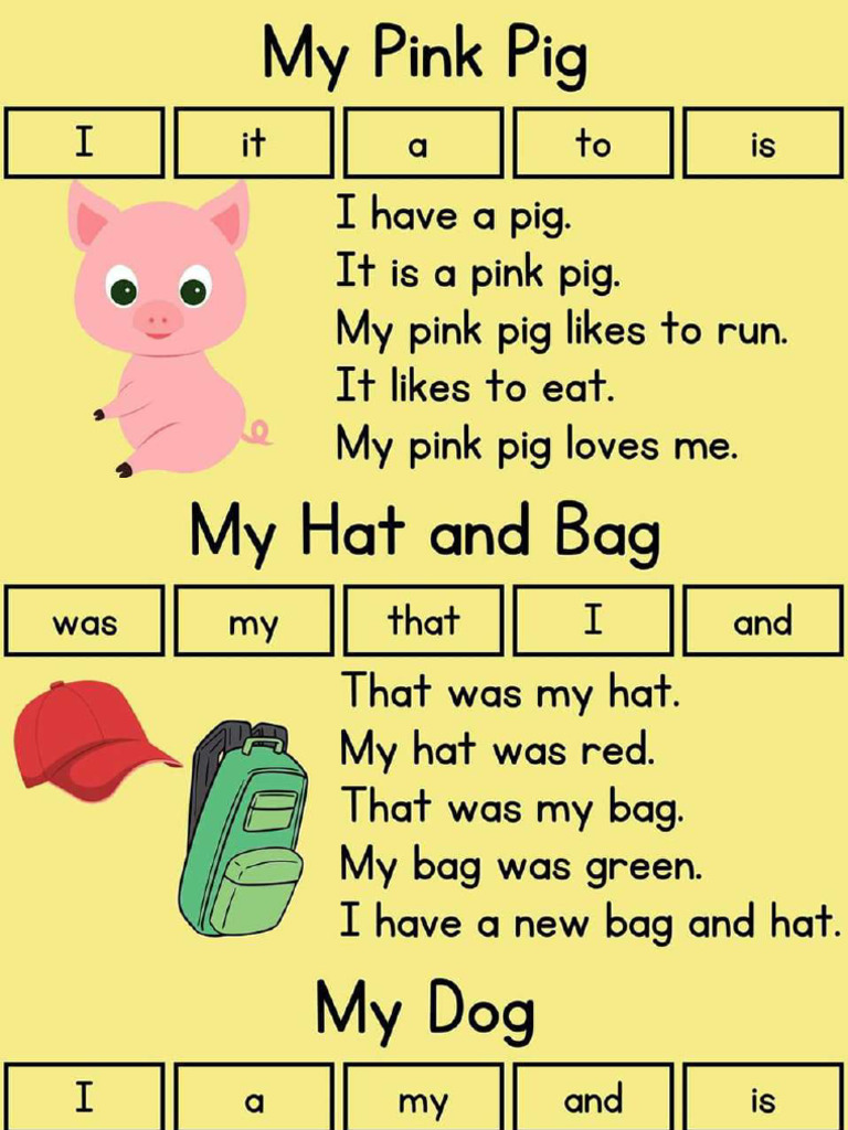 Preschool Reading Class | PDF