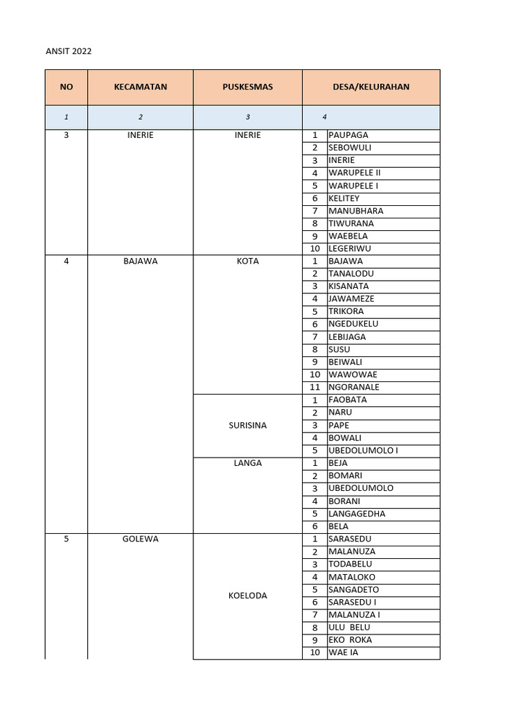 Format Gizi Ansit 2022 Maronggela | PDF