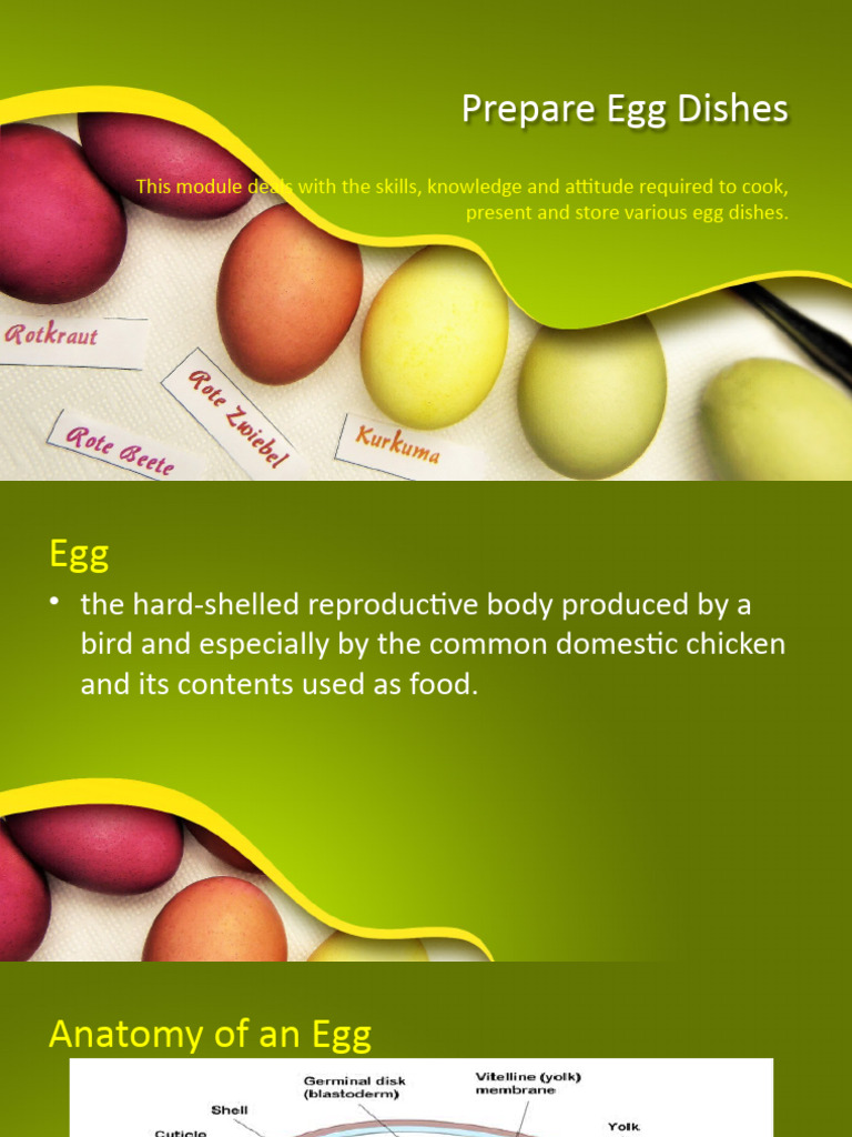 Prepare-Egg-Dishes | PDF | Egg | Foods