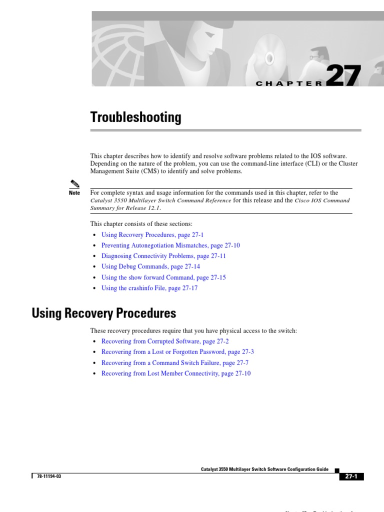 Troubleshooting: Using Recovery Procedures | PDF | Computer Networking ...