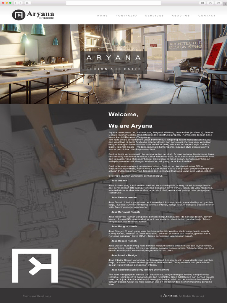 Konsep Aryana Interiors | PDF | Seni