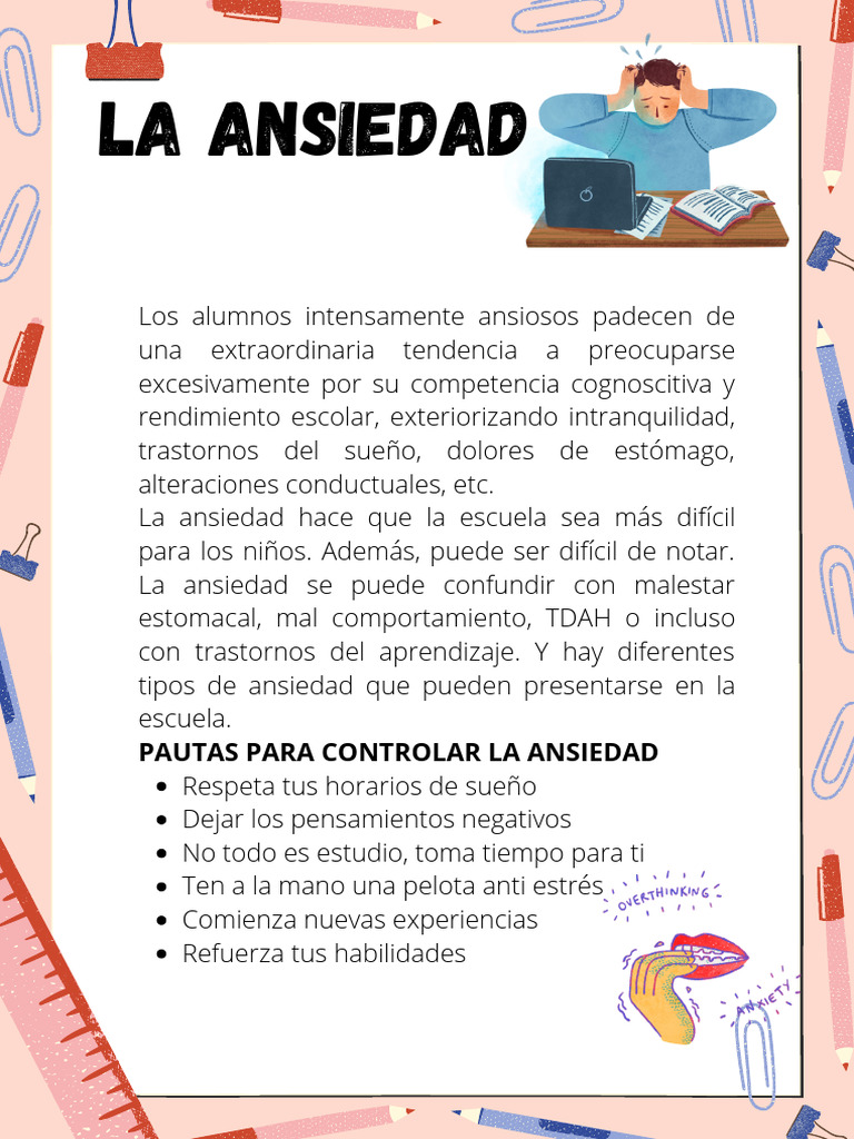 ANSIEDAD | PDF | Relaciones personales, crianza y desarrollo personal