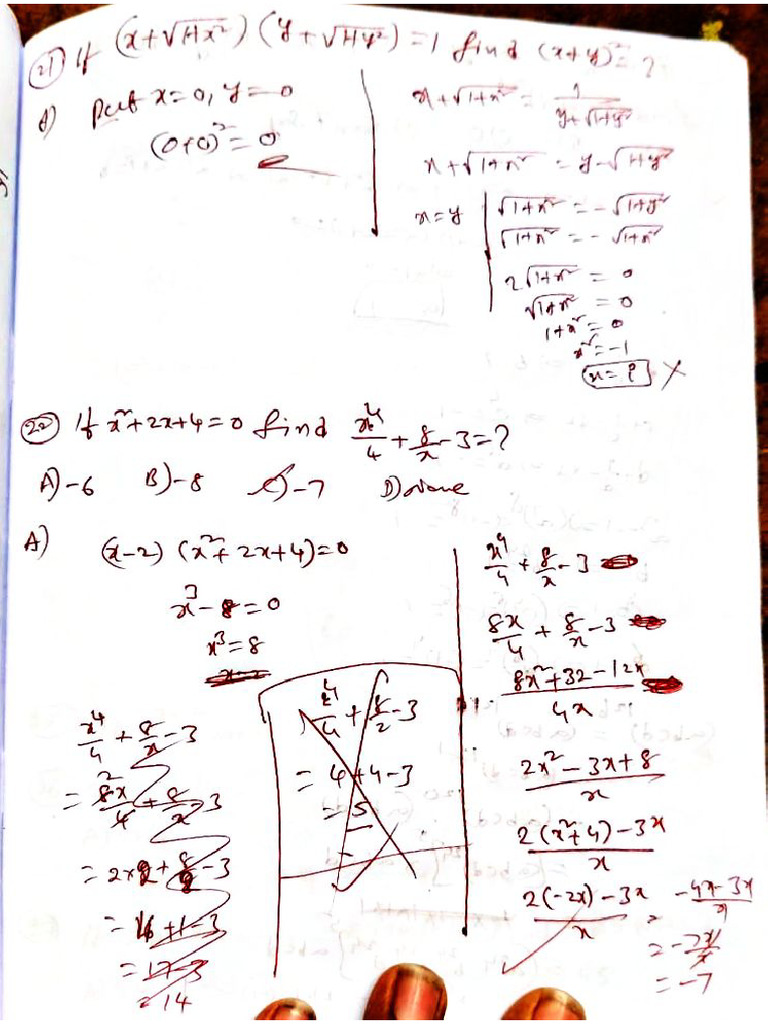 Algebra Problems | PDF