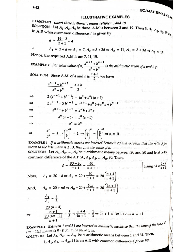 Arithmetic Progressions | PDF
