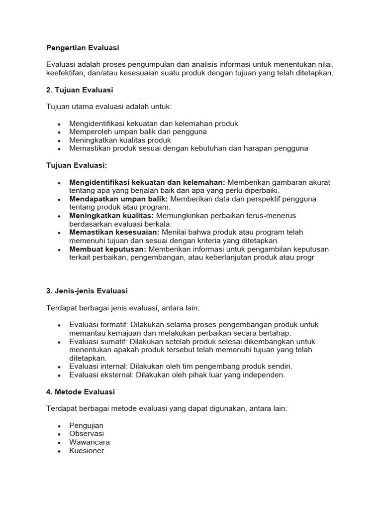 Evaluasi Dan Revisi Dinal | PDF | Karier & Perkembangan | Seni