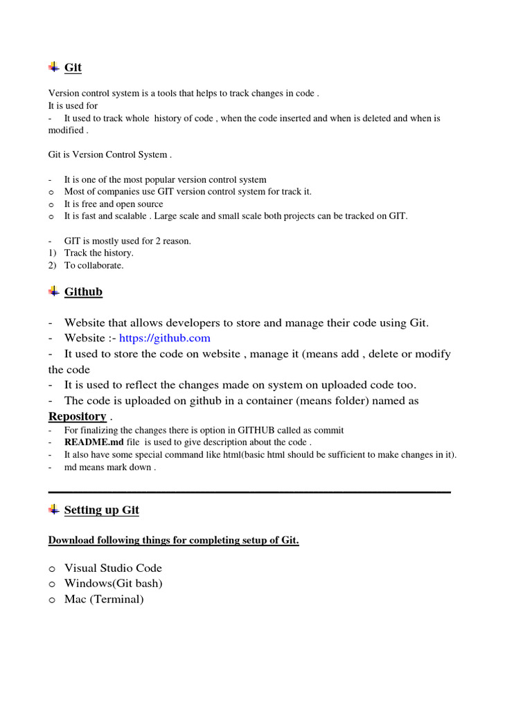 Github and Git | PDF | Version Control | Computer File