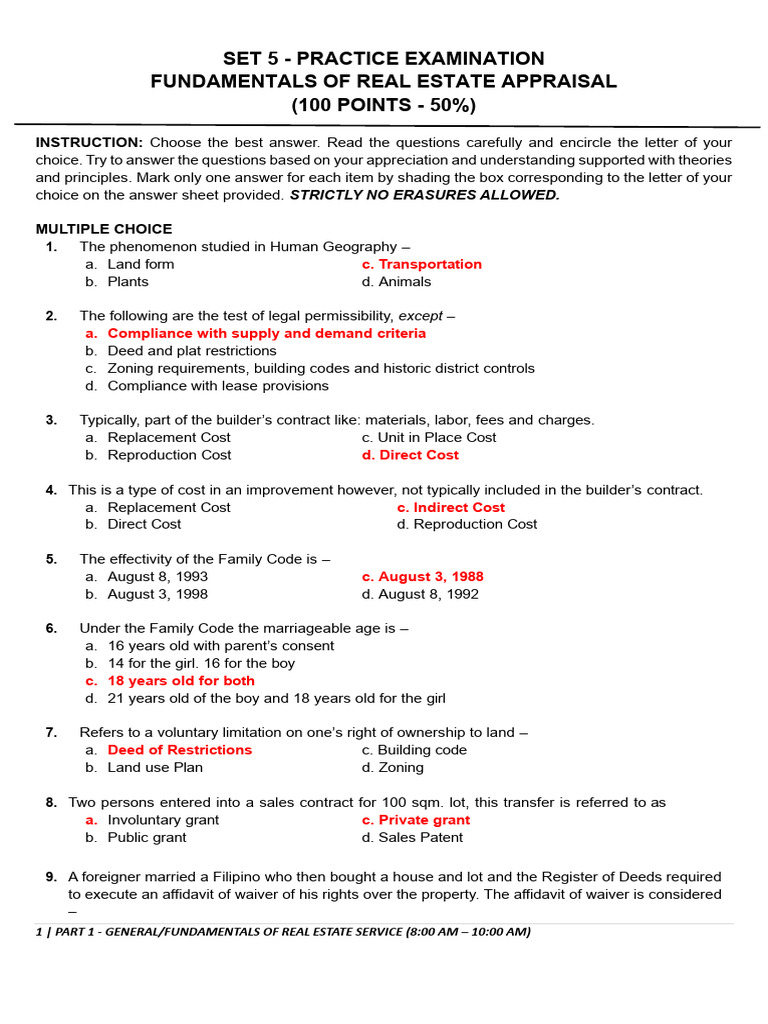 S5-Fundamentals of Real Estate Appraisal | PDF | Real Estate Appraisal ...