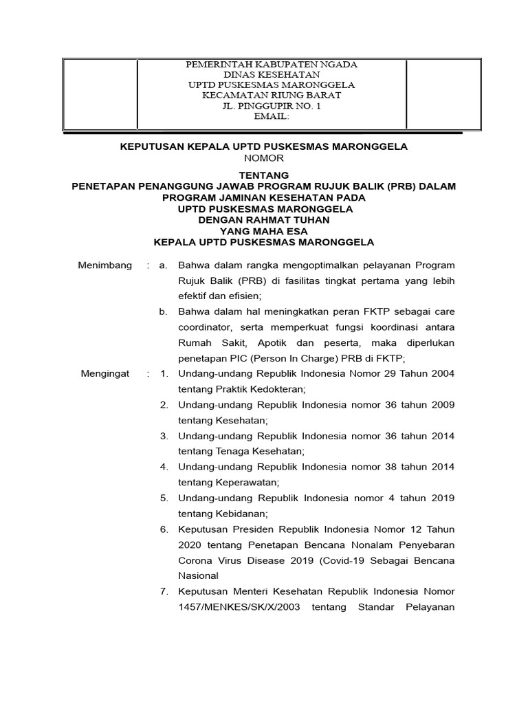 SK Rujuk Balik | PDF