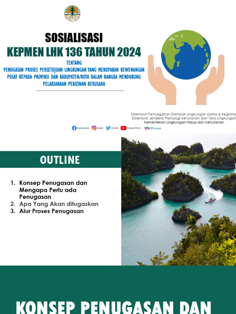 Sosialisasi Kepmen LHK 136 Tahun 2024 | PDF