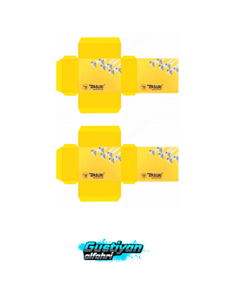 Pola Kotak Basuri, Print Dikertas (A4) | PDF