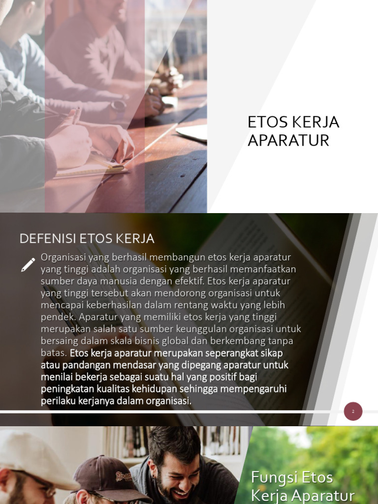 Etos Kerja Aparatur | PDF