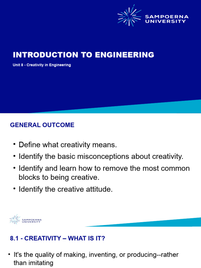 Unit 8 - Creativity - Lecture 9 | PDF | Creativity | Toothbrush