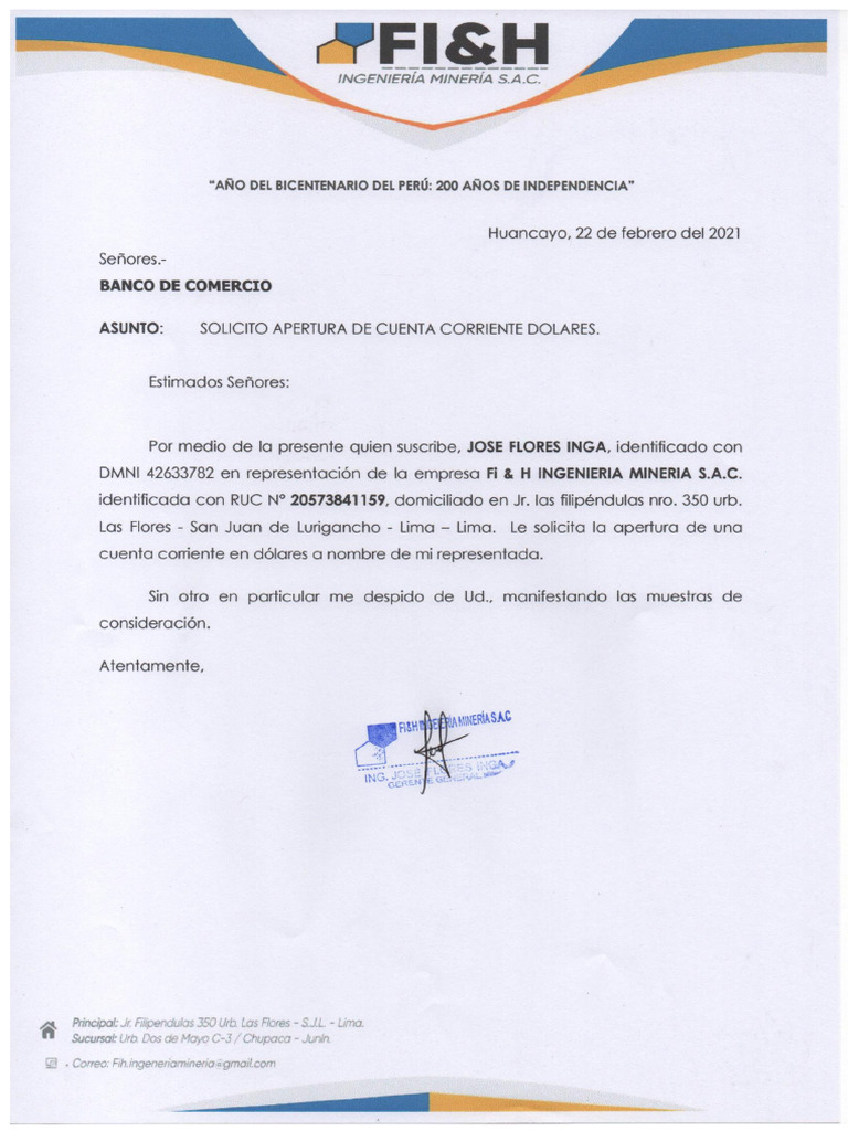 Modelo de Carta | PDF