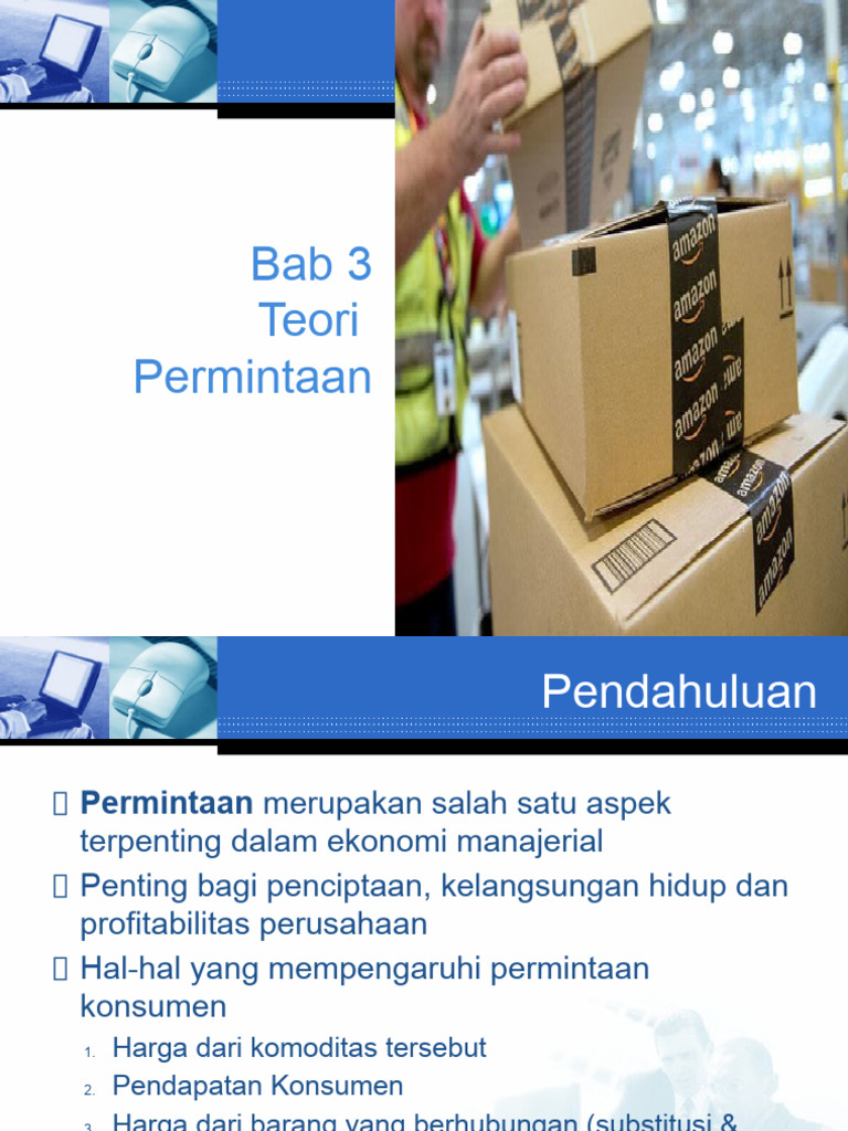 Week 3 Teori Permintaan | PDF