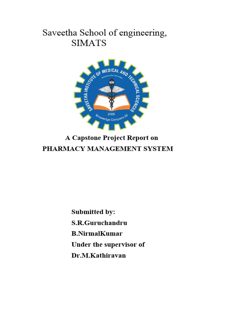 Pharmacy Management System 1-1 | PDF | My Sql | Web Development
