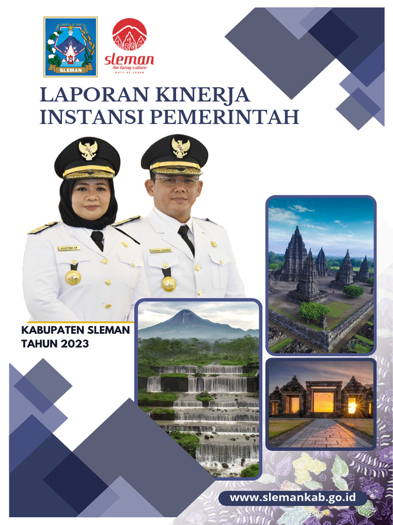LKjIP - KABUPATEN - SLEMAN - TAHUN - 2023 | PDF | Pengelolaan Keuangan & Uang