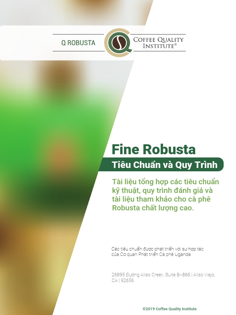 VietNamese - Fine Robusta Standards and Protocols Comprehensive | PDF