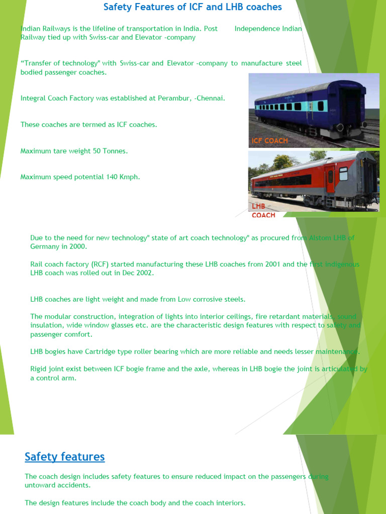 ICF vs LHB Coaches: Safety Features | PDF | Fibre Reinforced Plastic ...