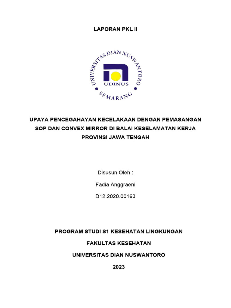 Laporan PKL Ii Fadiaaaaaaa | PDF