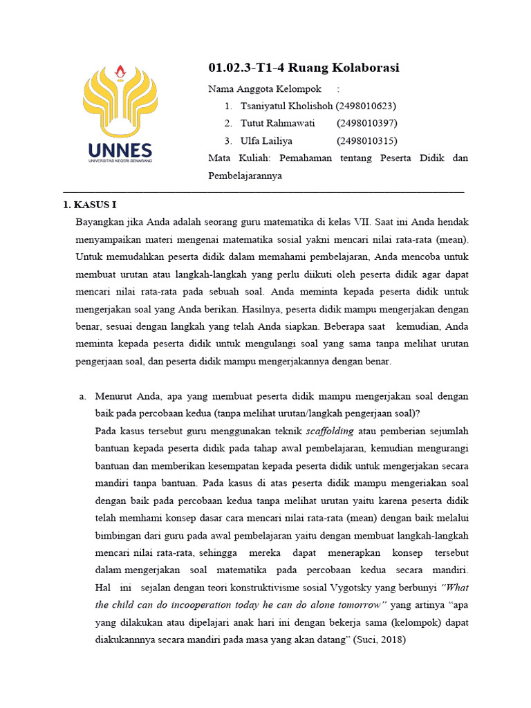 T1 - 4 Ruang Kolaborasi Kelompok | PDF