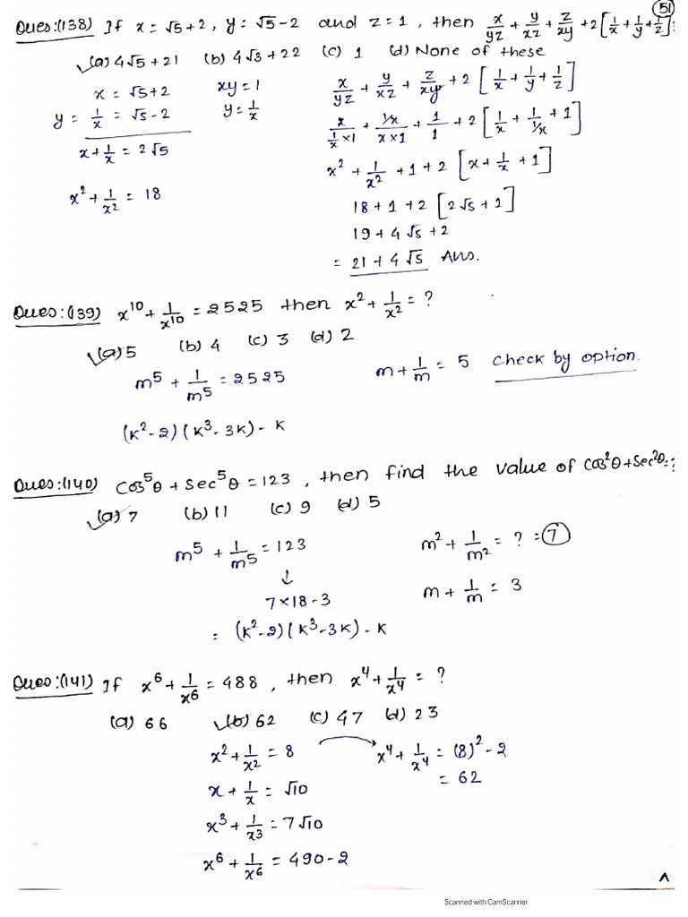 CLASS - 68 (Class Notes Eng Hindi) Simplification | PDF CLASS - 68 (Class Notes Eng Hindi) Simplification | PDF