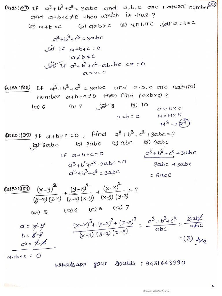 CLASS - 65 (Class Notes Eng Hindi) Simplification | PDF CLASS - 65 (Class Notes Eng Hindi) Simplification | PDF