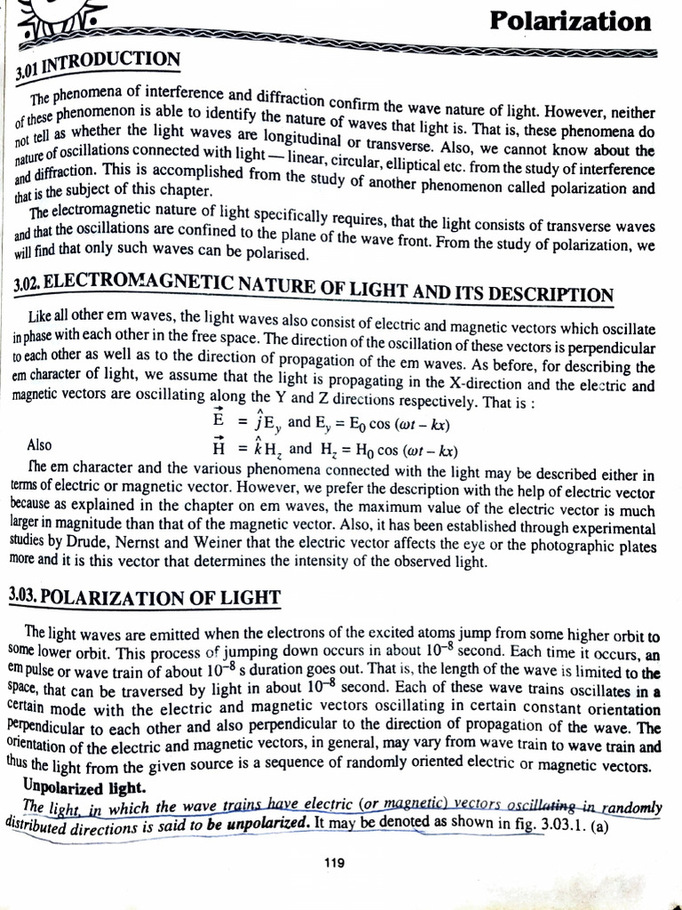Polarization 1 Pdf Polarization Waves Waves