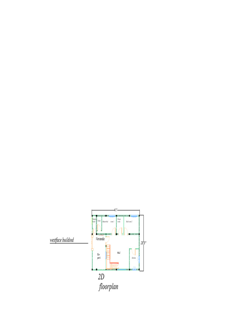 Pakkri Anna House Plan - Floor Plan - Level 1-Model | PDF