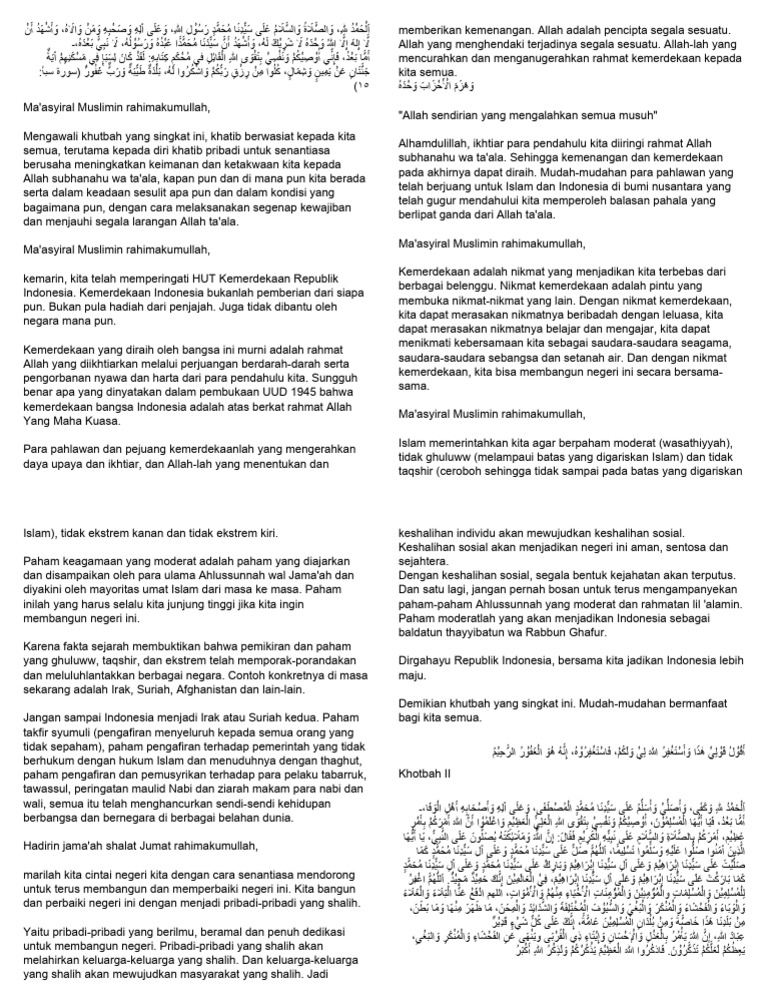 HUT Kemerdekaan RI | PDF