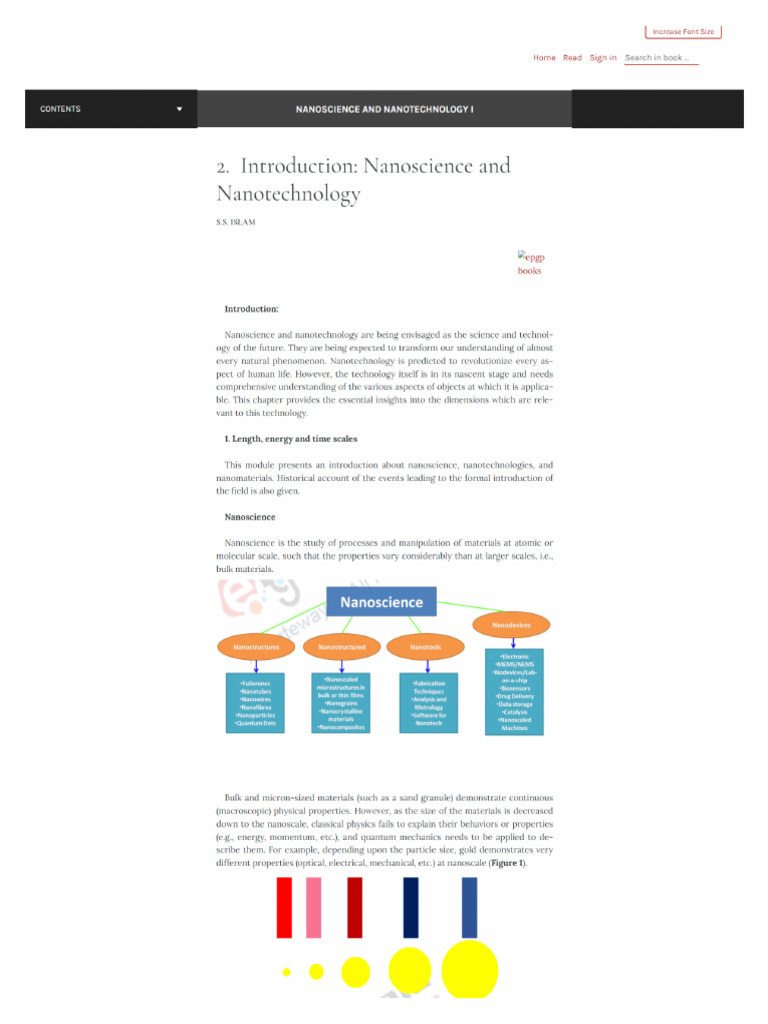 Introduction To Nano Technology Process | PDF