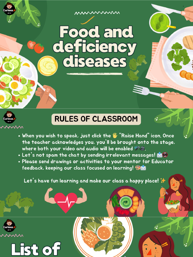 Food and Deficiency Diseases | PDF