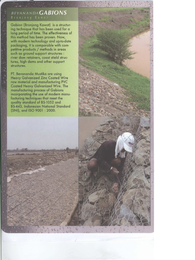 Gabion Bronjong Kawat | PDF