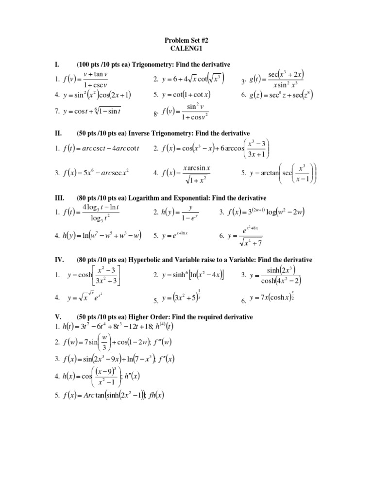 ProblemSet2 | Download Free PDF | Arithmetic | Combinatorics