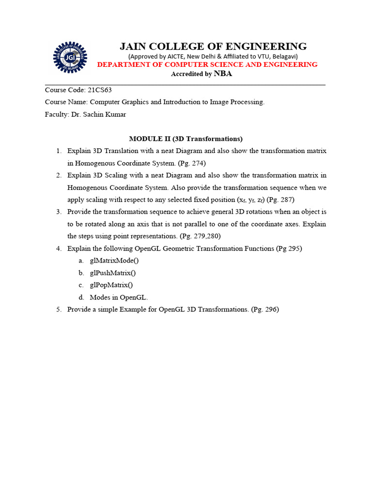Assignment 1 | PDF | 3 D Computer Graphics | Cartesian Coordinate System Assignment 1 | PDF | 3 D Computer Graphics | Cartesian Coordinate System