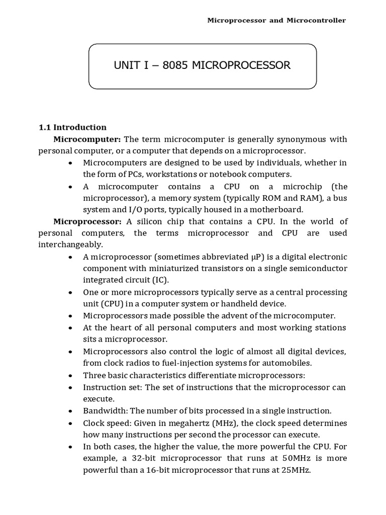 Microprocessors and Microcontrollers | PDF | Assembly Language ... Microprocessors and Microcontrollers | PDF | Assembly Language ...