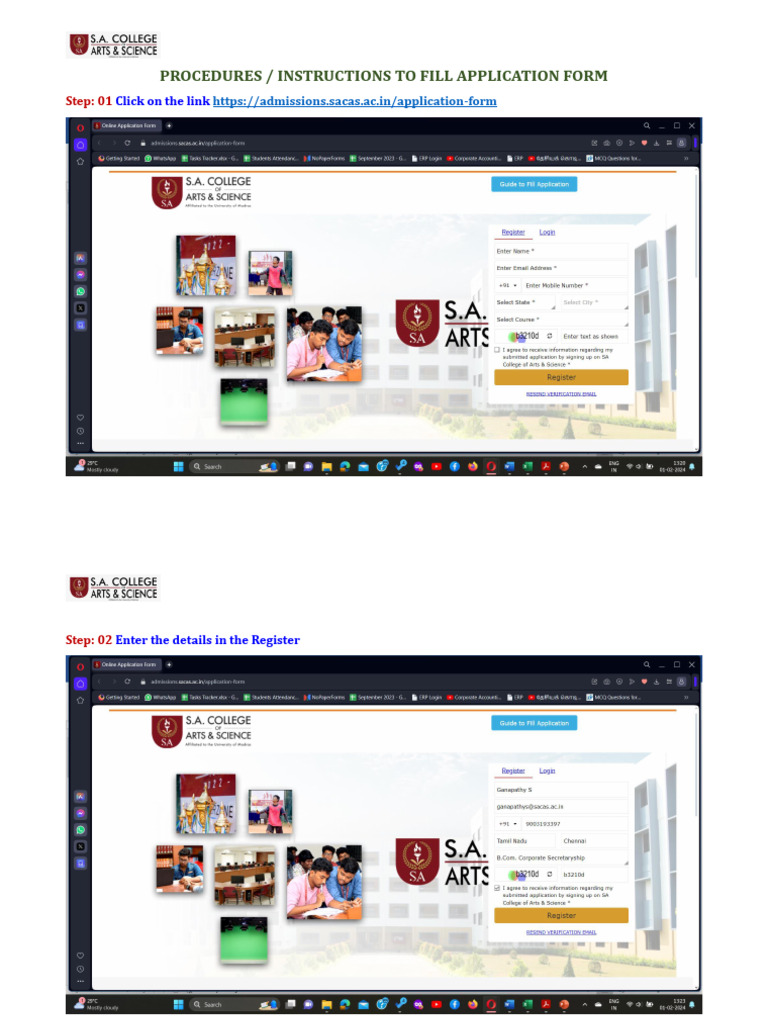Guide To Fill Application Form | PDF | Career & Growth | Business
