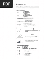 AQA GCSE Physics - Separate Science - Complete Equation Sheet | PDF | Heat Capacity | Force