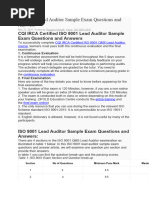 CQI-IRCA LA Online Exam Guide5 | PDF | Identity Document | Laptop