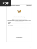 Format KAK Pengadaan Barang dan Jasa | PDF