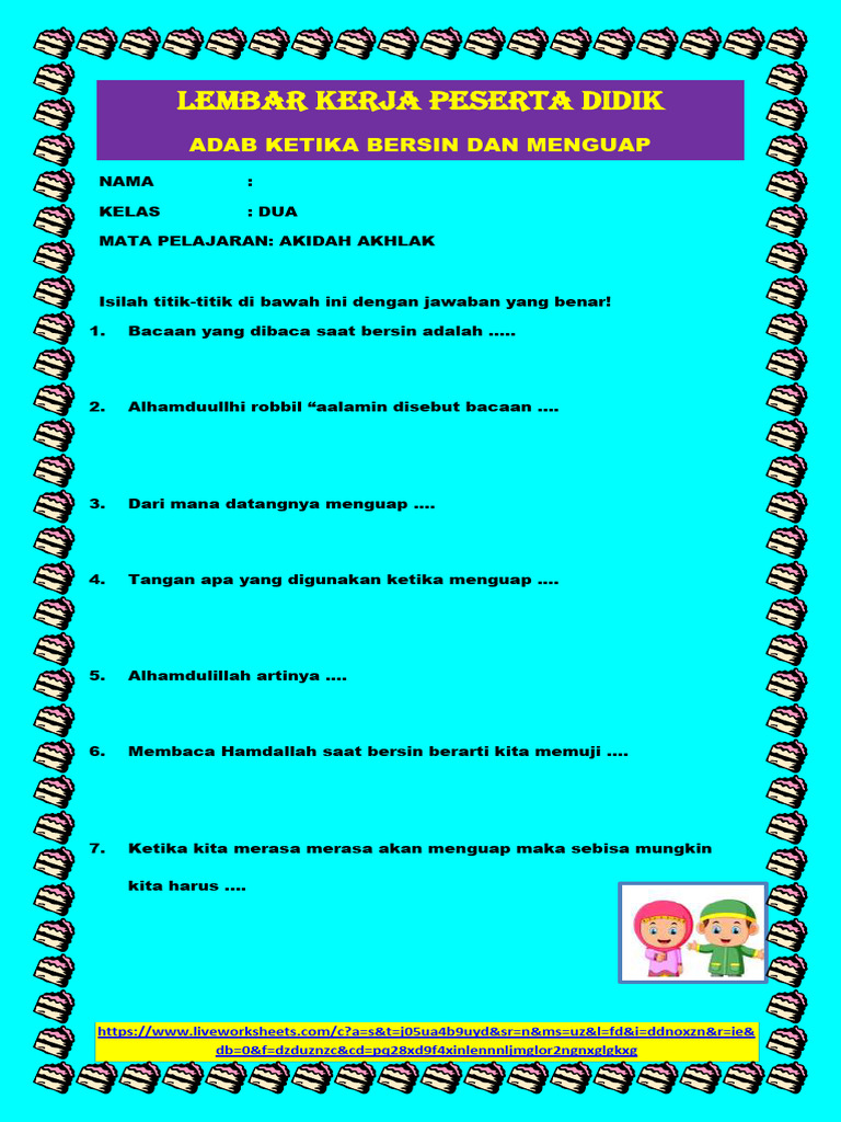 LKPD ADAB BERSIN DAN MENGUAP Link | PDF | Karier & Perkembangan